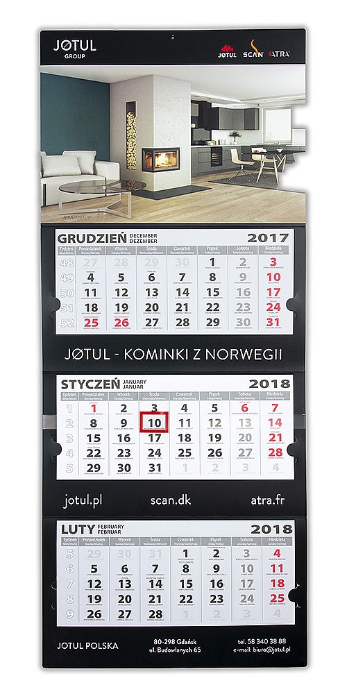 Dreifachkalender Individuell korporativ Preisliste Druckerei